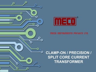 Clamp-On, Precision, Split Core Current Transformer | PPT