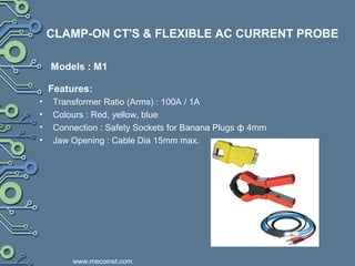 Clamp-On, Precision, Split Core Current Transformer | PPT