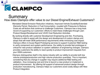 Clampco Products, Inc. - Diesel Progress Supplier Connection | PPT