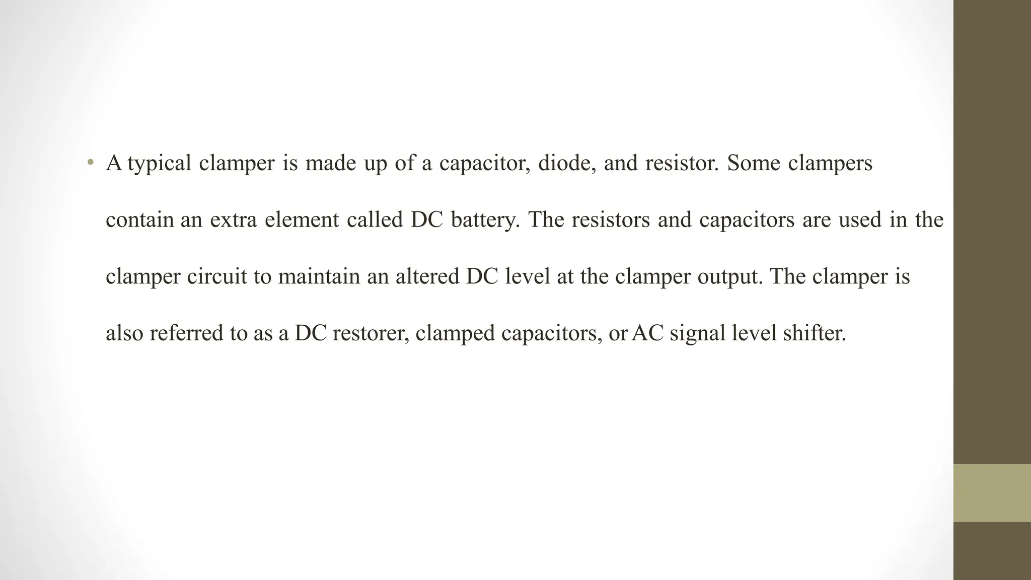 clamper fgfhghgfhghfgfgfgfgdfsfcircuit.pptx | Computer Networking | Computing