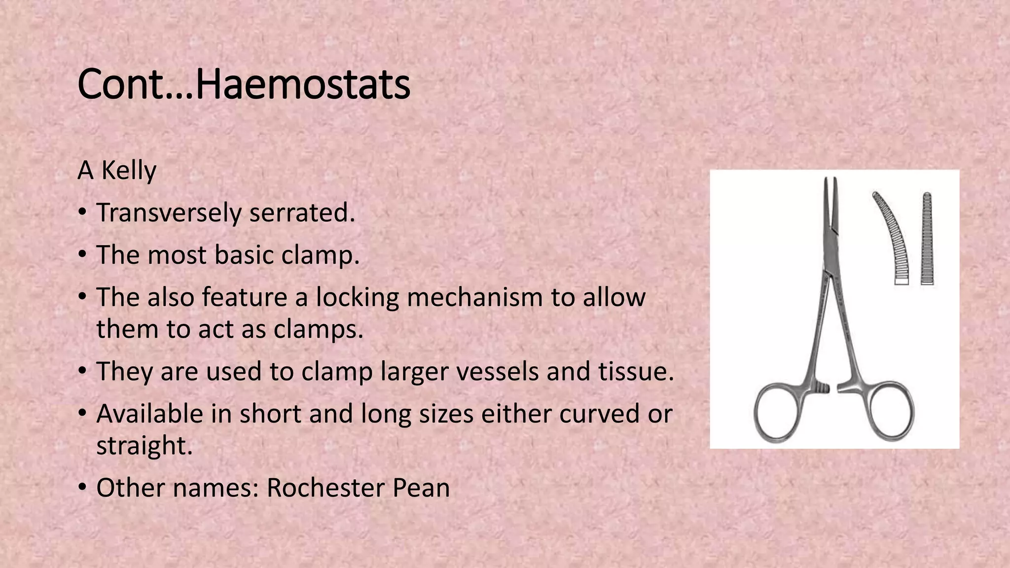 Clamping and occluding instrument | PPTX