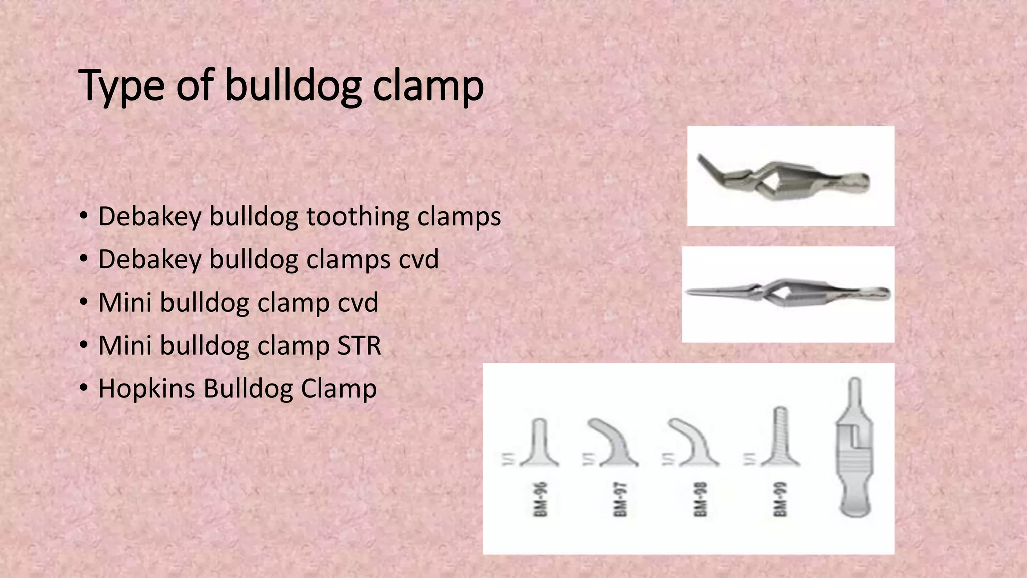 Clamping and occluding instrument | PPTX