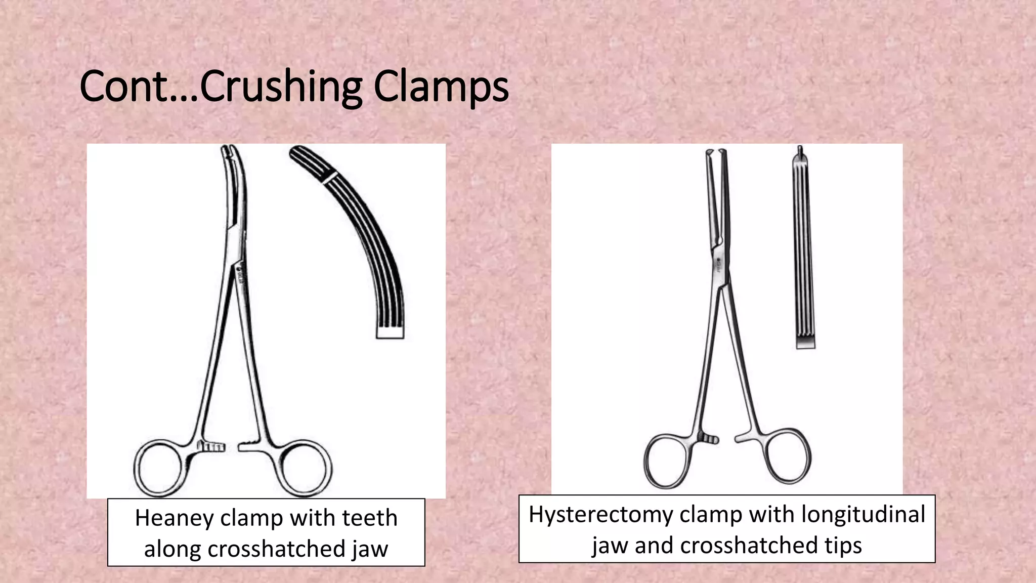 Clamping and occluding instrument | PPTX