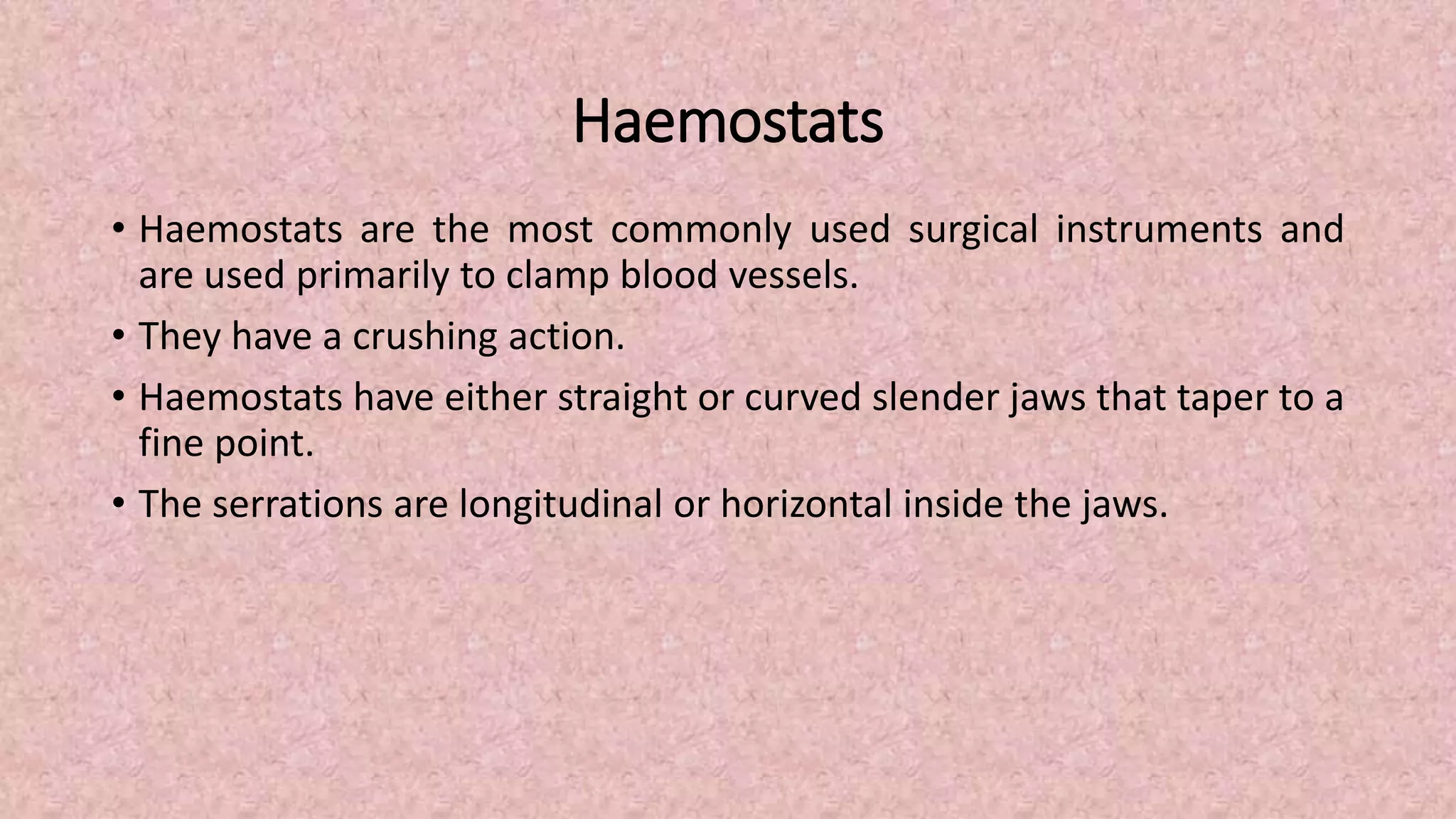 Clamping and occluding instrument | PPTX