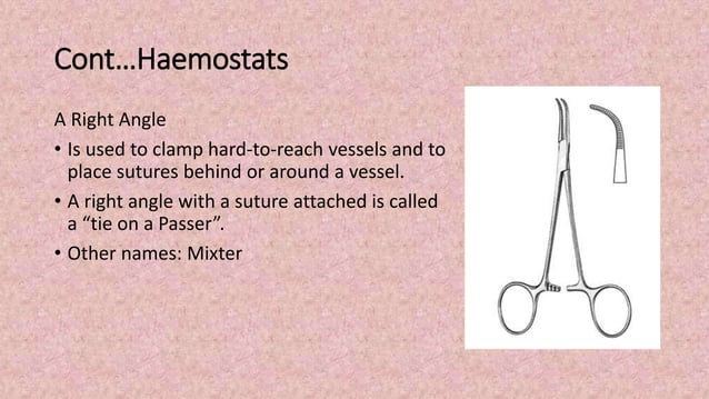 Clamping and occluding instrument | PPTX | First Aid | Injuries