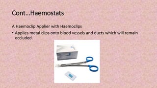 Clamping and occluding instrument | PPTX