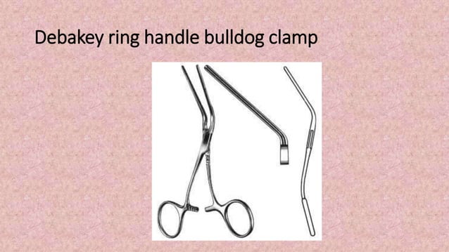 Clamping and occluding instrument | PPTX | First Aid | Injuries