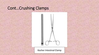 Clamping and occluding instrument | PPTX