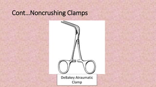 Clamping and occluding instrument | PPTX