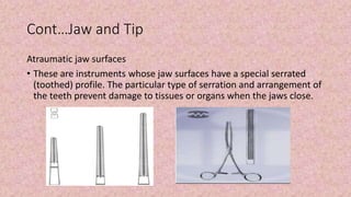 Clamping and occluding instrument | PPTX