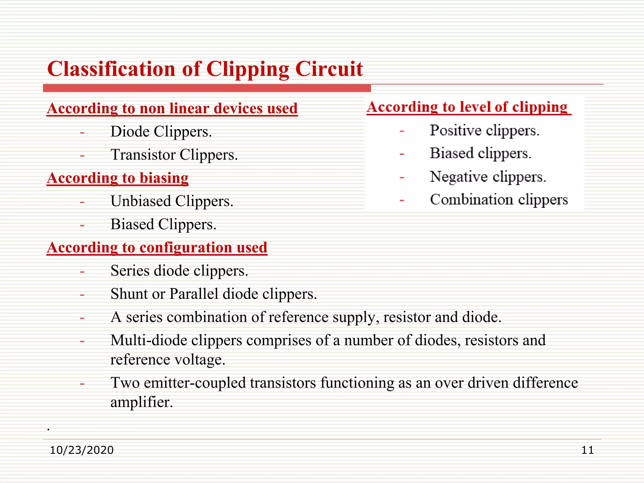 Clamping Circuit and Clipping Circuit | PDF