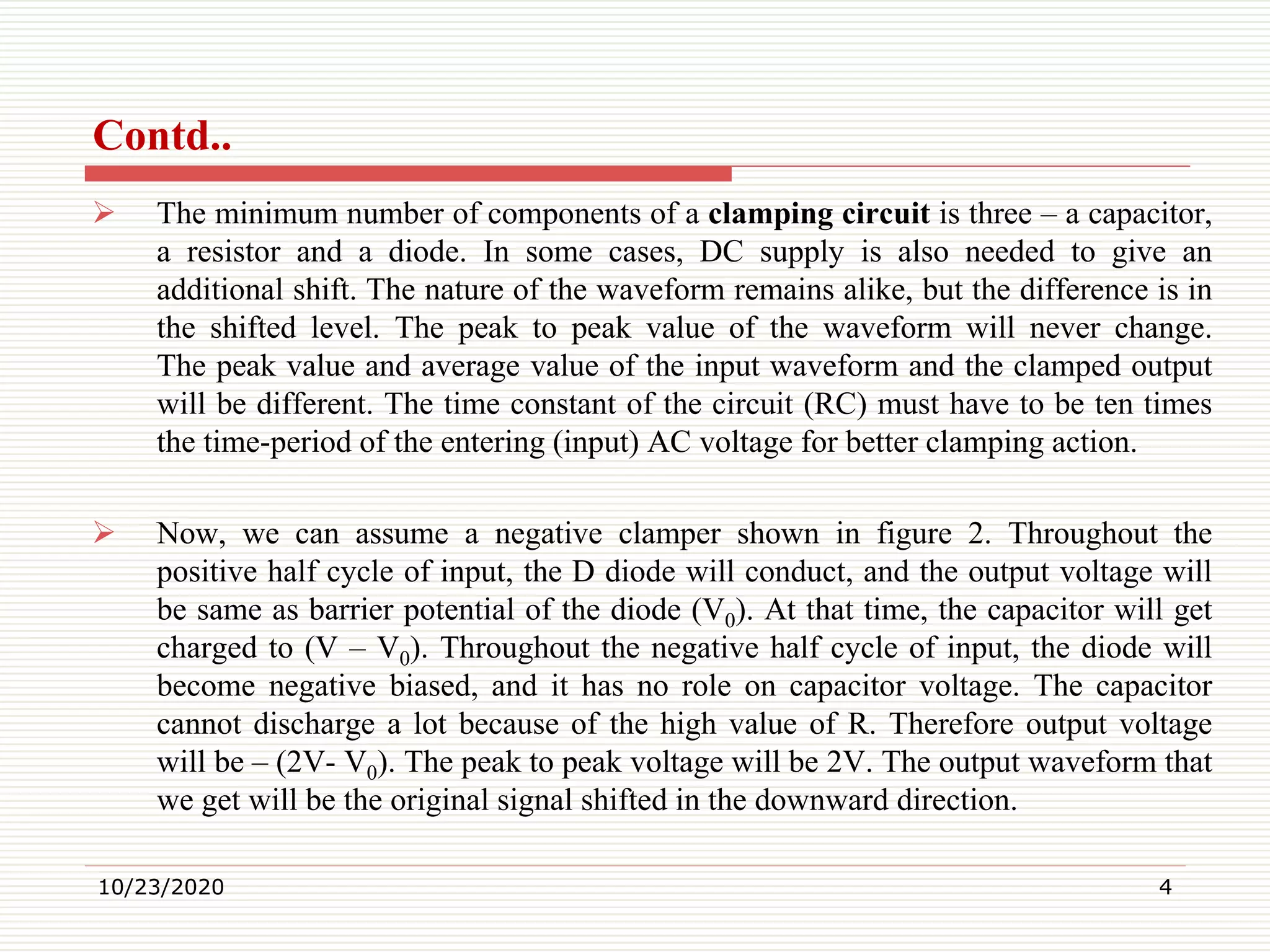 Clamping Circuit and Clipping Circuit | PPT Clamping Circuit and Clipping Circuit | PPT