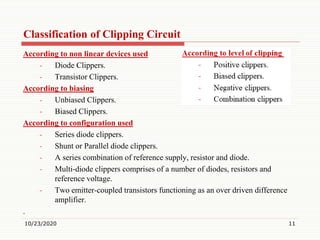 Clamping Circuit and Clipping Circuit | PDF