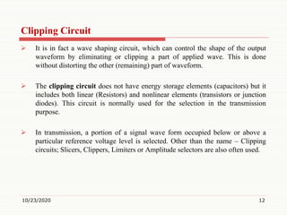 Clamping Circuit and Clipping Circuit | PDF
