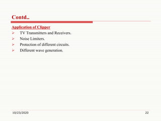 Clamping Circuit and Clipping Circuit | PPT