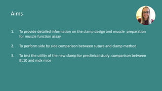 An improved method for studying mouse diaphragm function | PPTX | Lung ...
