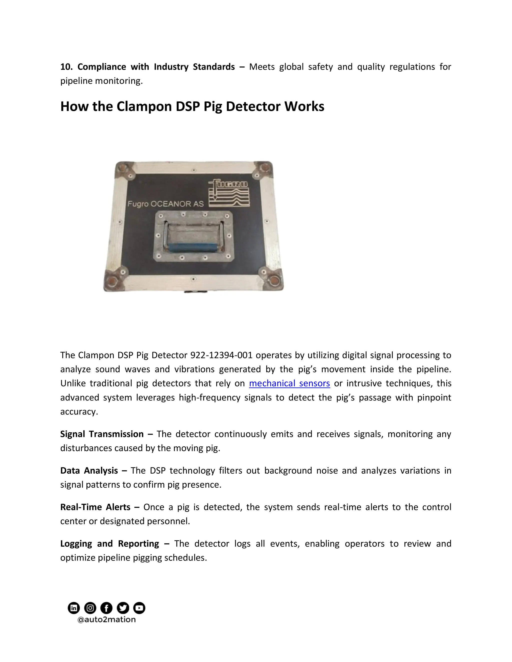 Clampon DSP Pig Detector 922-12394-001 – Accurate and Efficient.pdf