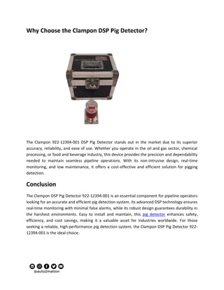 Clampon DSP Pig Detector 922-12394-001 – Accurate and Efficient.pdf