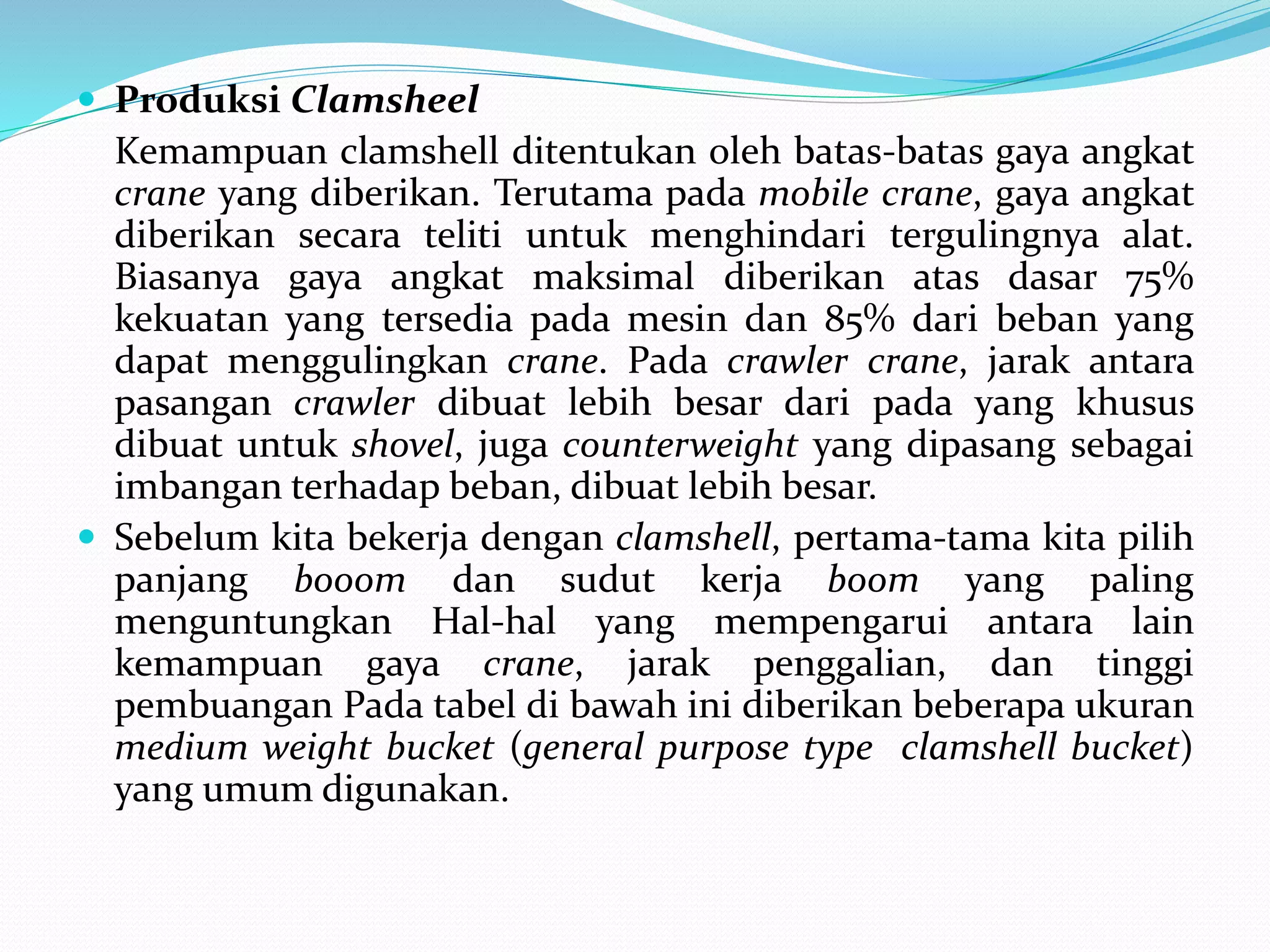 metode konstruksitugas 1 Clamshell | PPTX