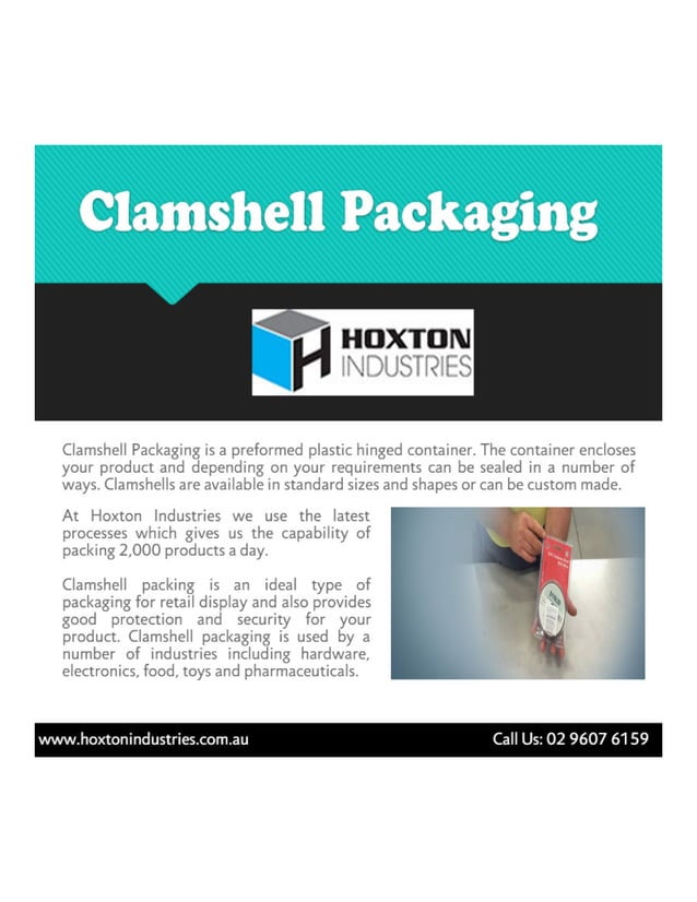 Clamshell packaging | PDF
