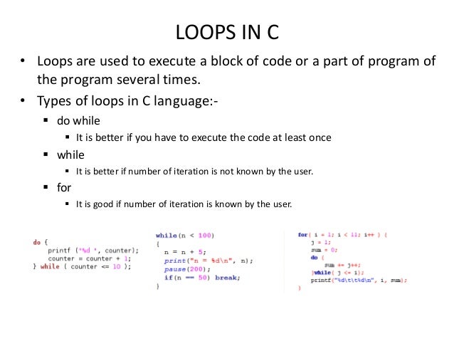 Introduction to C programming