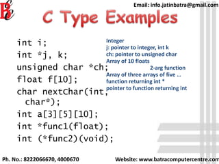 C Language Training in Ambala ! Batra Computer Centre | PPT
