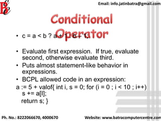 C Language Training in Ambala ! Batra Computer Centre | PPT