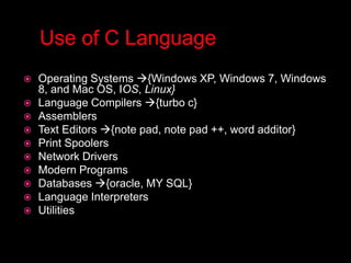 C language | PPT