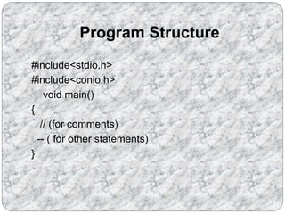 C language | PPTX | Programming Languages | Computing
