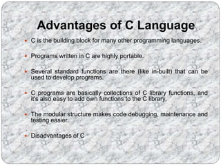C language | PPT