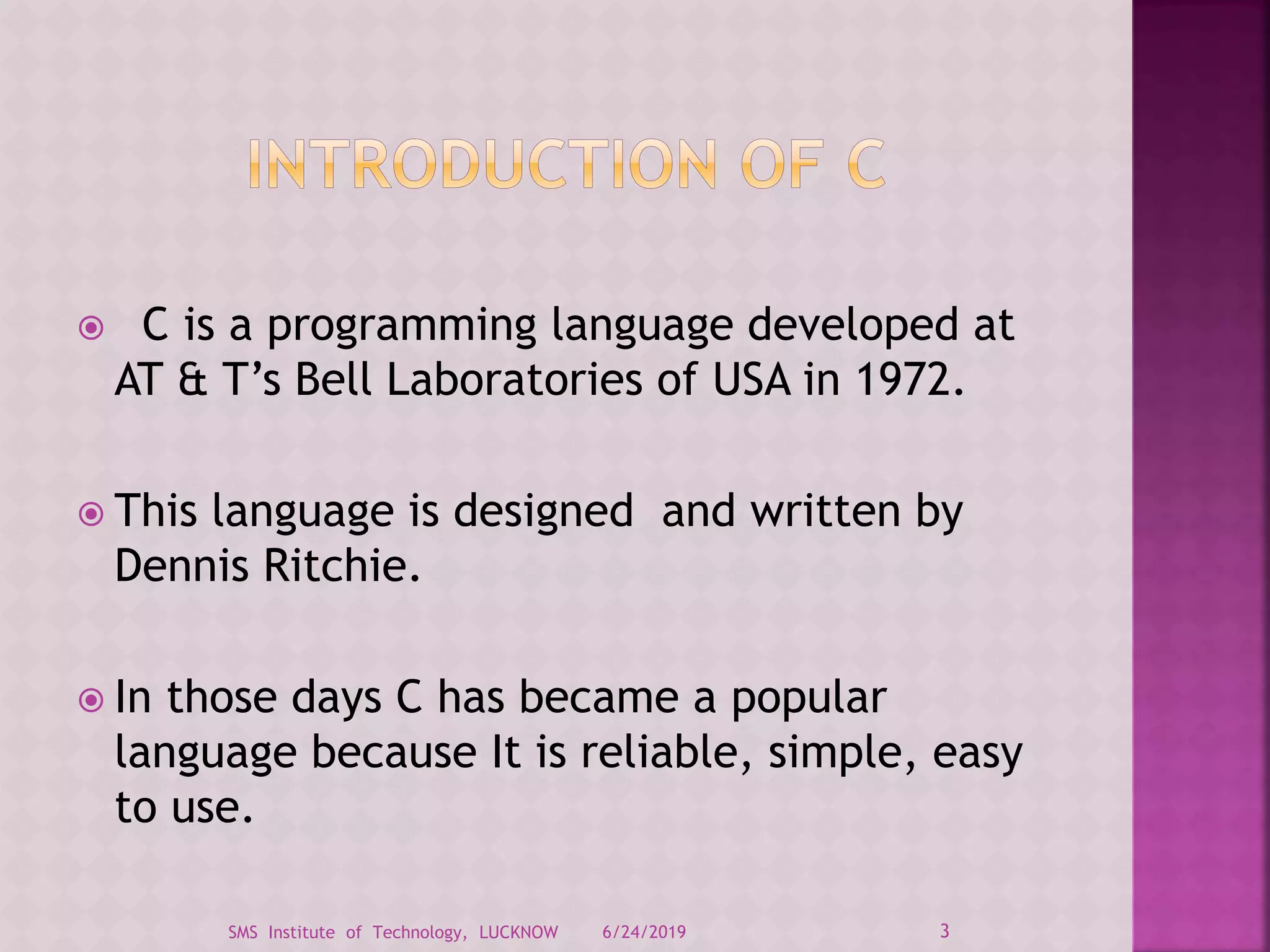 C language | PPT