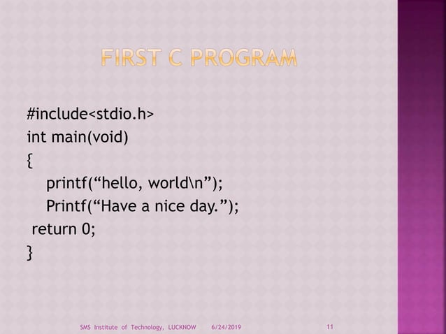C language | PPT