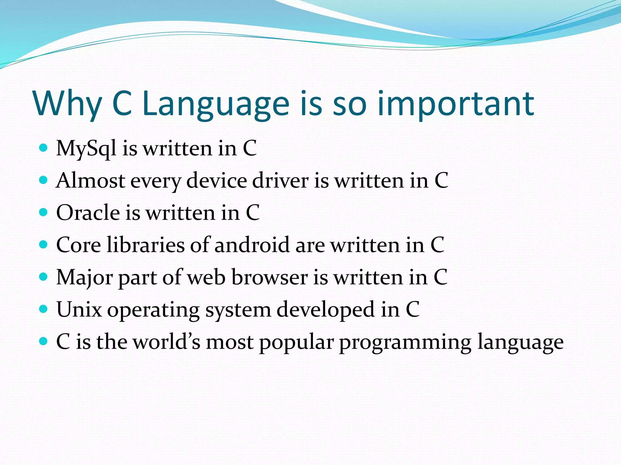 C language | PPT