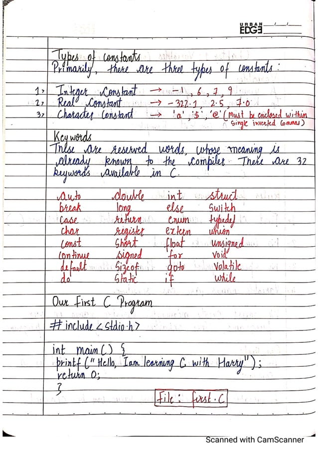 C Language Pdf