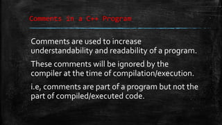 C++ language basic | PPT