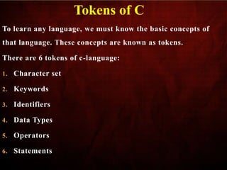 C language basics | PPT