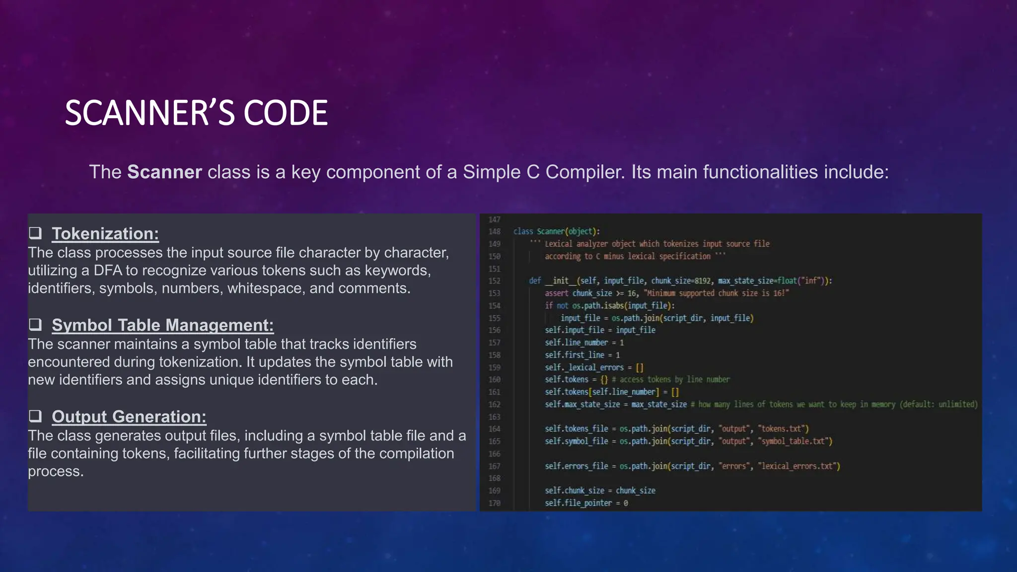 C Language Compiler In Python C Language Compiler Using Python Ppt