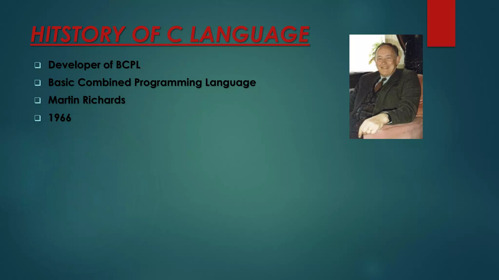 C language history | PPT