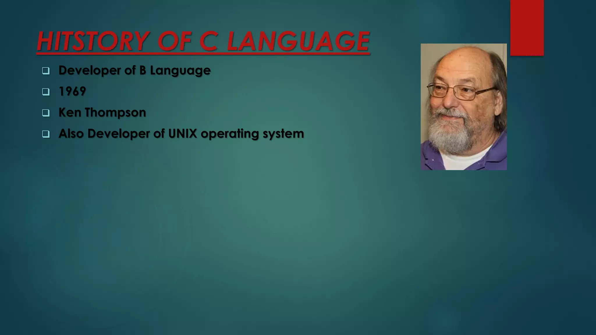 C language history | PPT