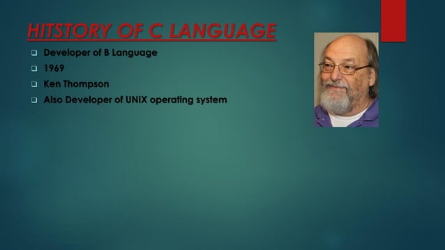 C language history | PPT