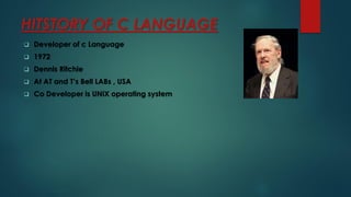C language history | PPT