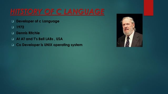 C language history | PPT