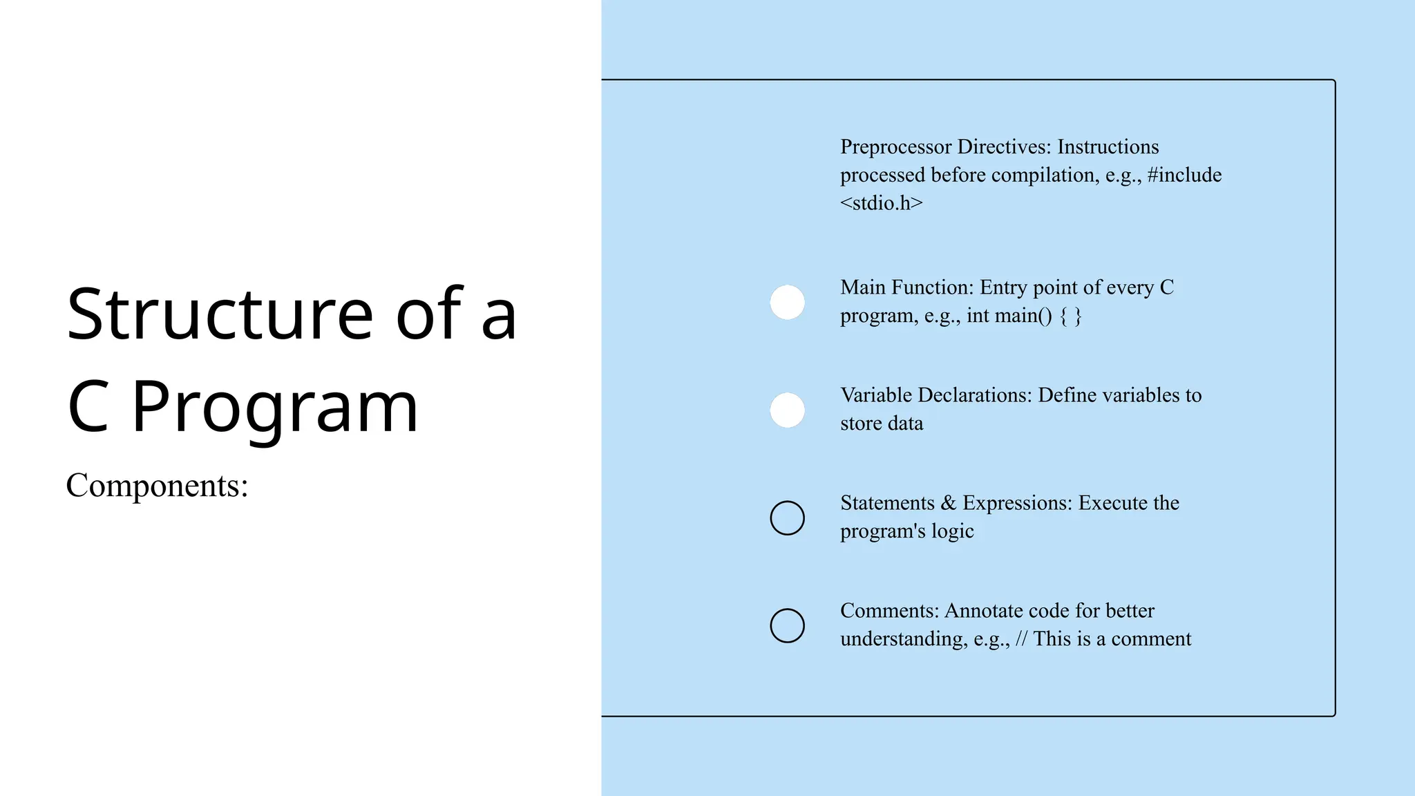 C Language Introduction - Presentation pptx | PPT