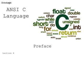 C language lect_04_preface | PPT