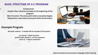 Best C programming language [2024] | PPT