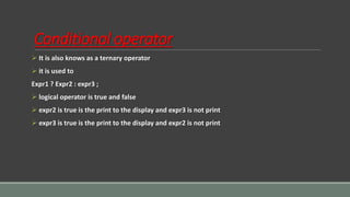 C language operator | PPT