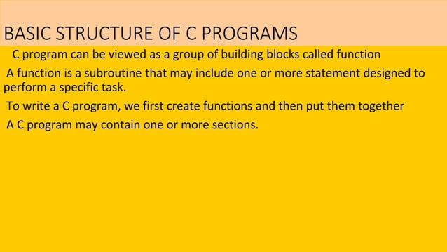 C language part 1 | PPT