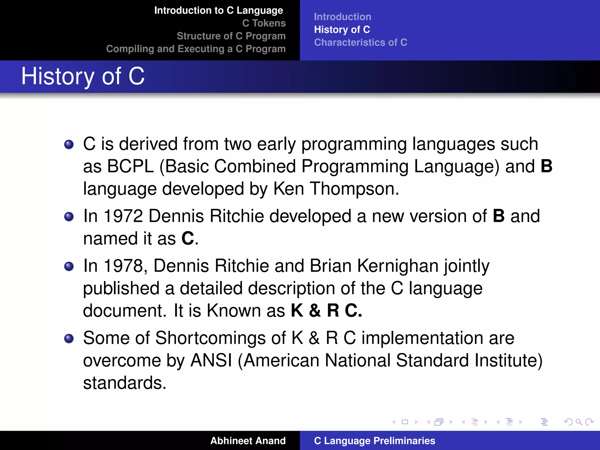 C language preliminaries | PDF | Programming Languages | Computing