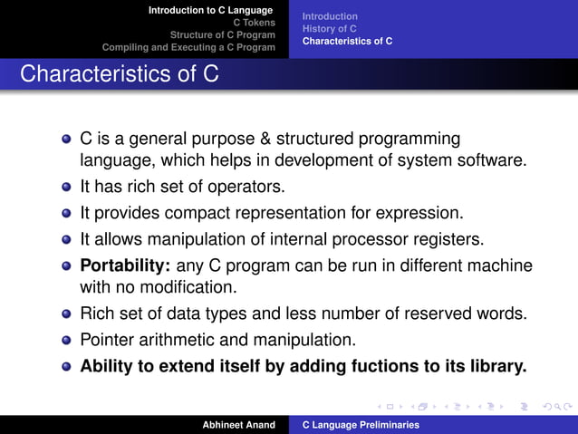 C Language Preliminaries Pdf Programming Languages Computing