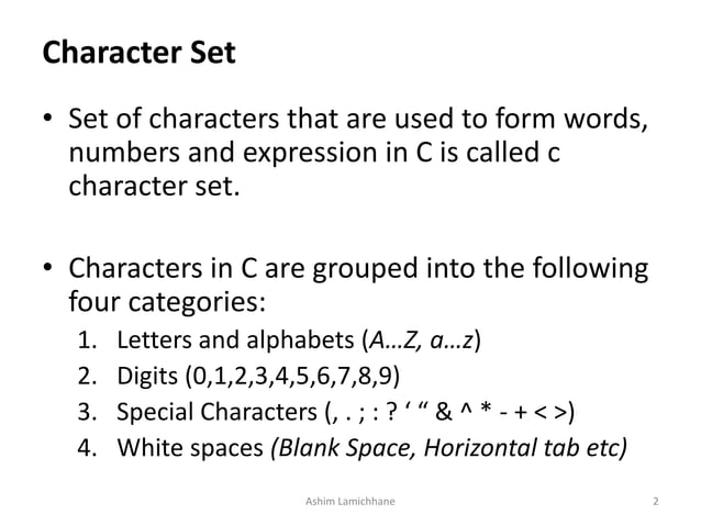 C/C++ language Presentation | PPTX